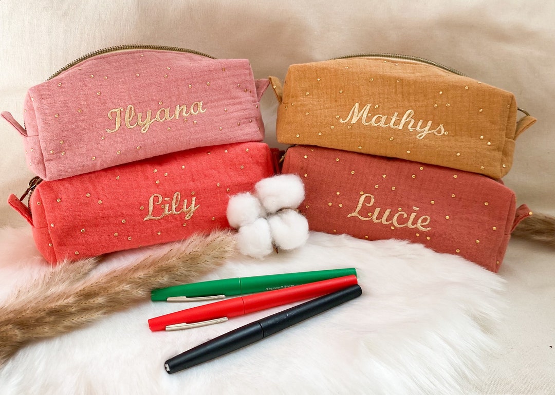 School Kit, School Kit, Makeup Kit, Double Zip Kit, Double Compartment ...