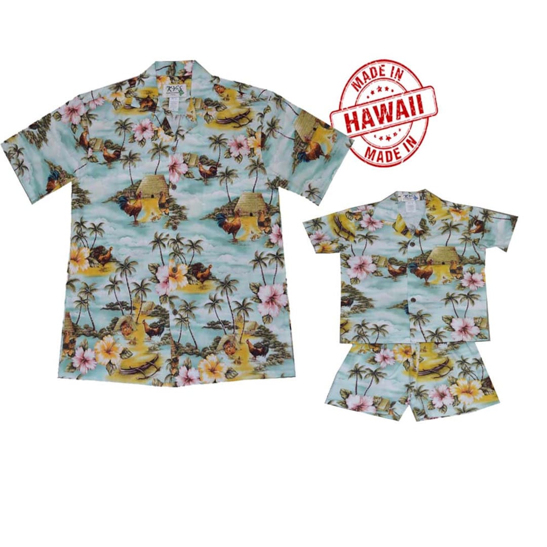 Daddy and Daughter Hawaiian Shirt Made in Hawaii Father and - Etsy