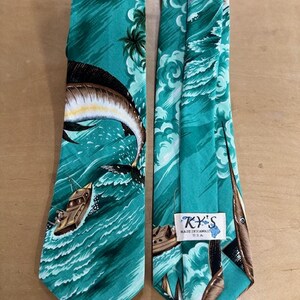 Authentic Hawaiian Fish Print Neck Ties Ky's Handcrafted in Hawaii ...