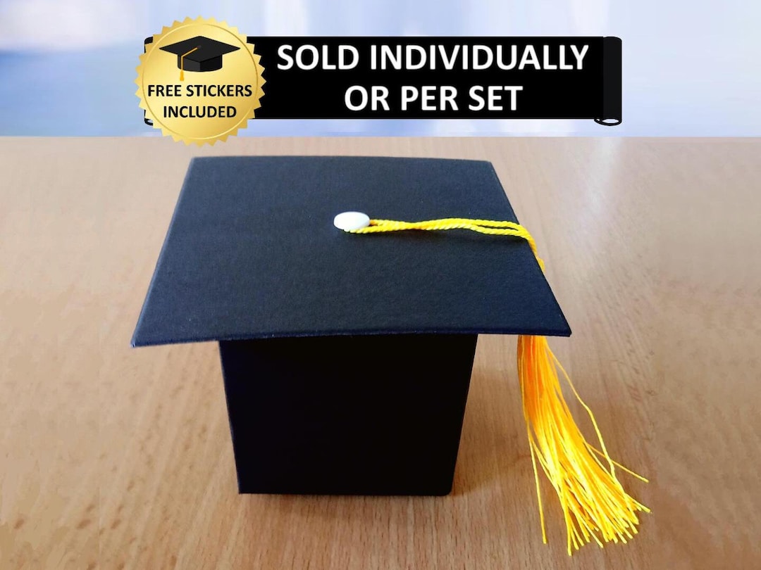 Graduate Cap Gift Boxes, 3D Graduation Party Gift Box Set, Graduate Hat ...