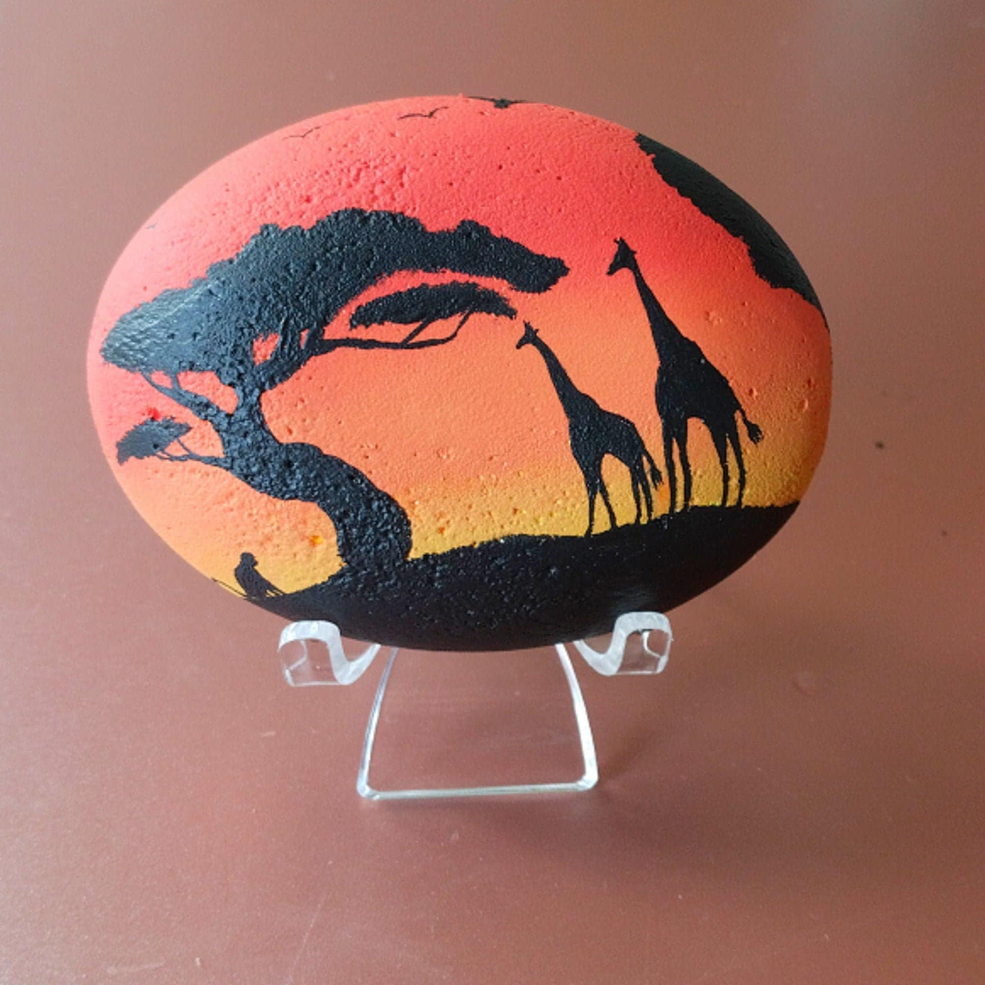 Rock Stand Set Geode Display Holder Set Clear Stand Holder - Etsy