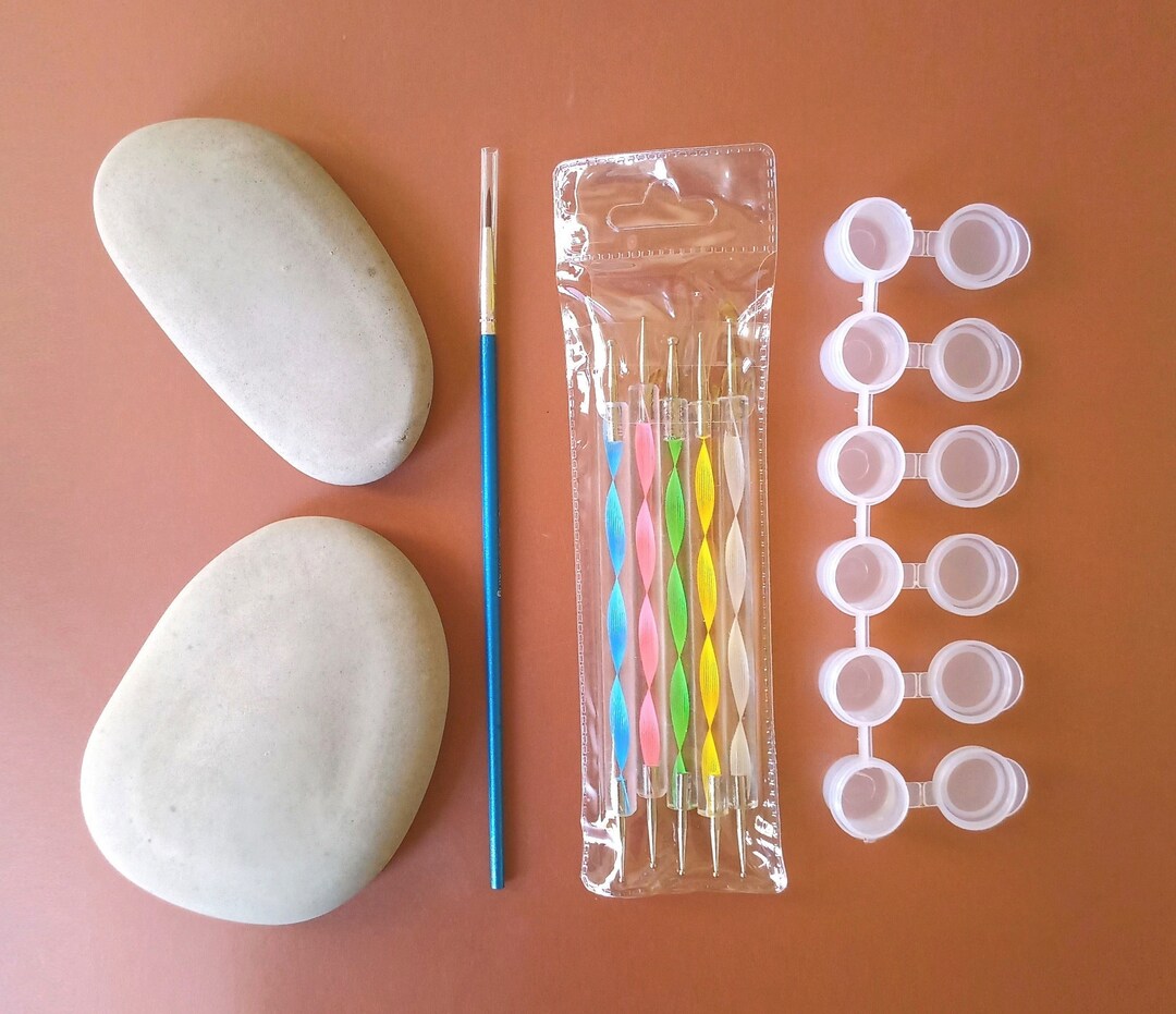 Rock Painting Kit, Paint Your Own Rock Starter Kit, Rock Painting Set ...