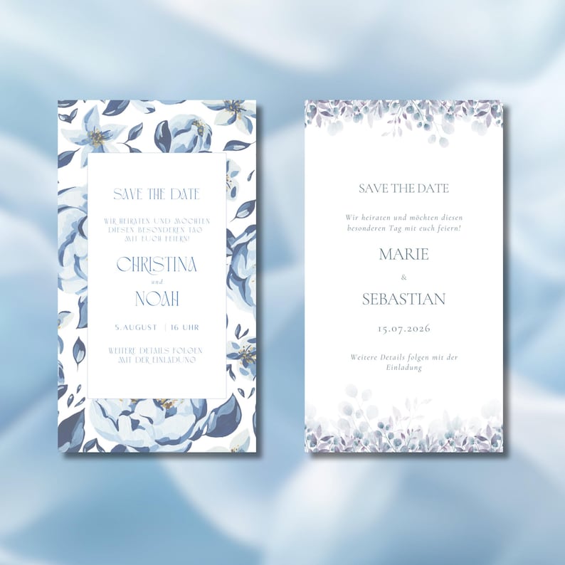 Save the Date Wedding Template | Modern Minimal | Editable Canva ...