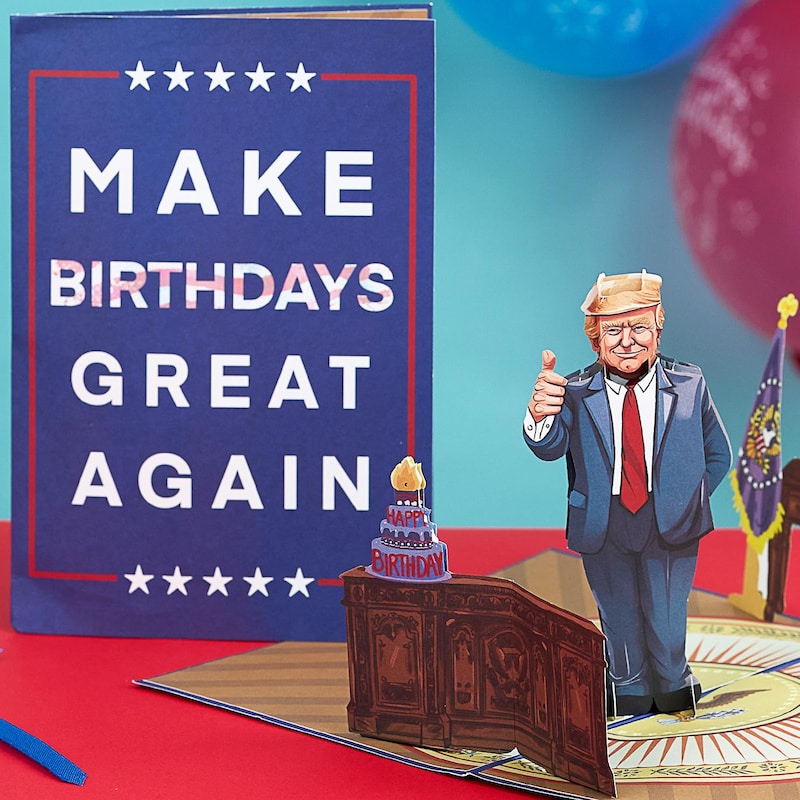 Personalized Donald Trump Birthday Card - Etsy