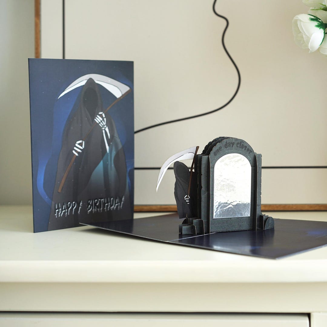 One Day Closer Birthday Card Funny Pop up Celebration Card for Over the ...