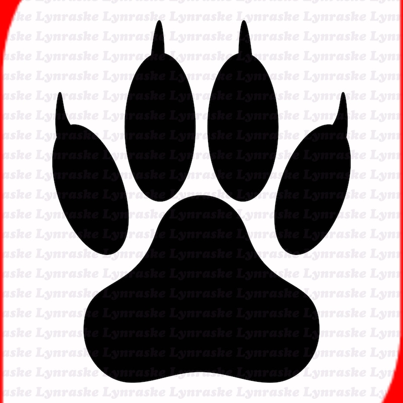 Lion Paw Prints - Etsy