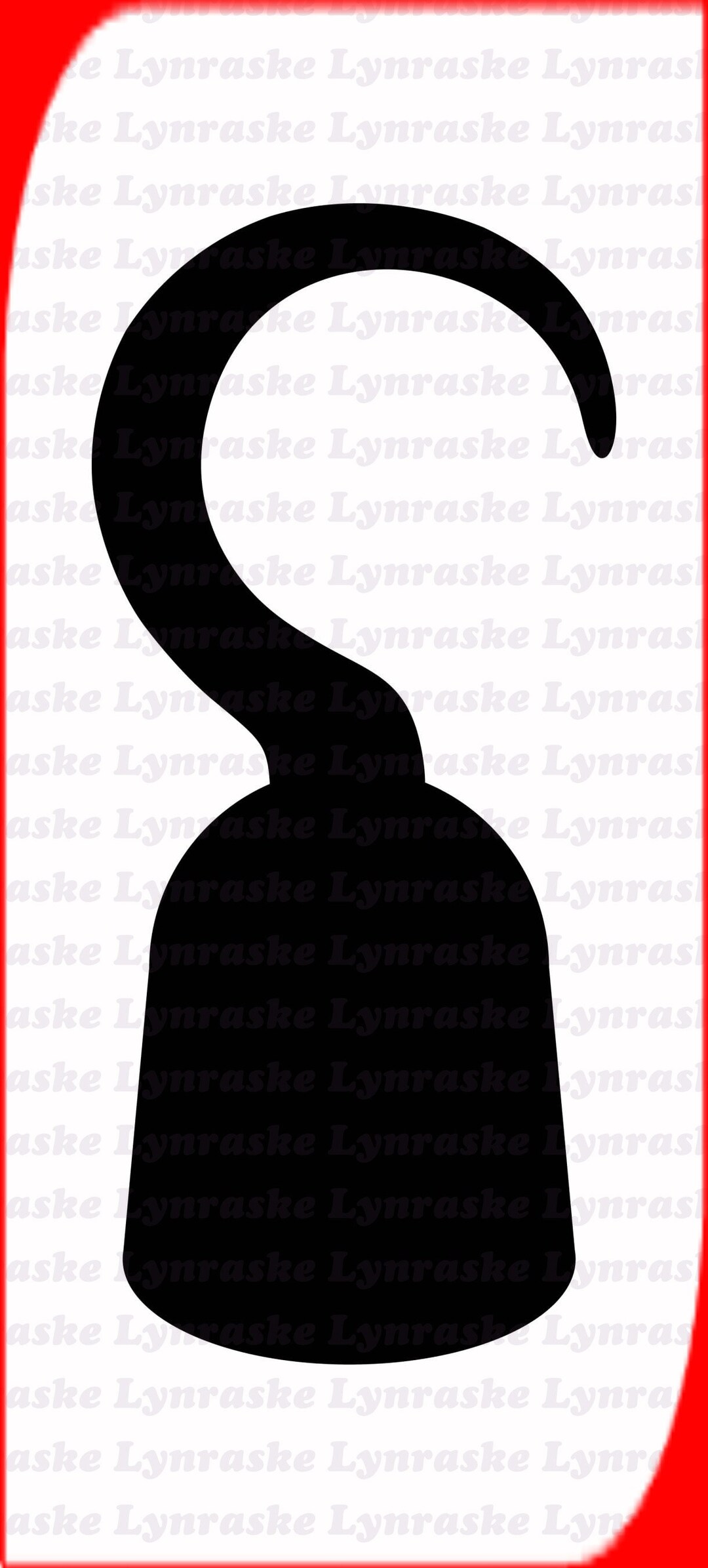 Pirate Hook Silhouette SVG, Svg, Dxf, Cricut, Silhouette Cut File ...
