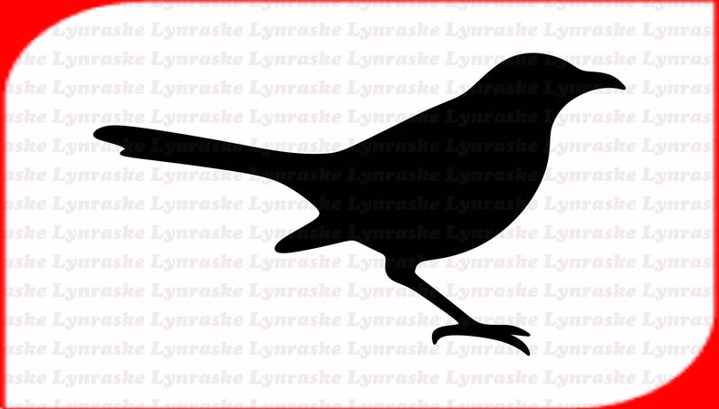 Mockingbird Silhouette SVG, Svg, Dxf, Cricut, Silhouette Cut File ...