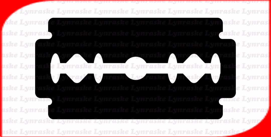 Razor Blade Silhouette SVG, Svg, Dxf, Cricut, Silhouette Cut File ...