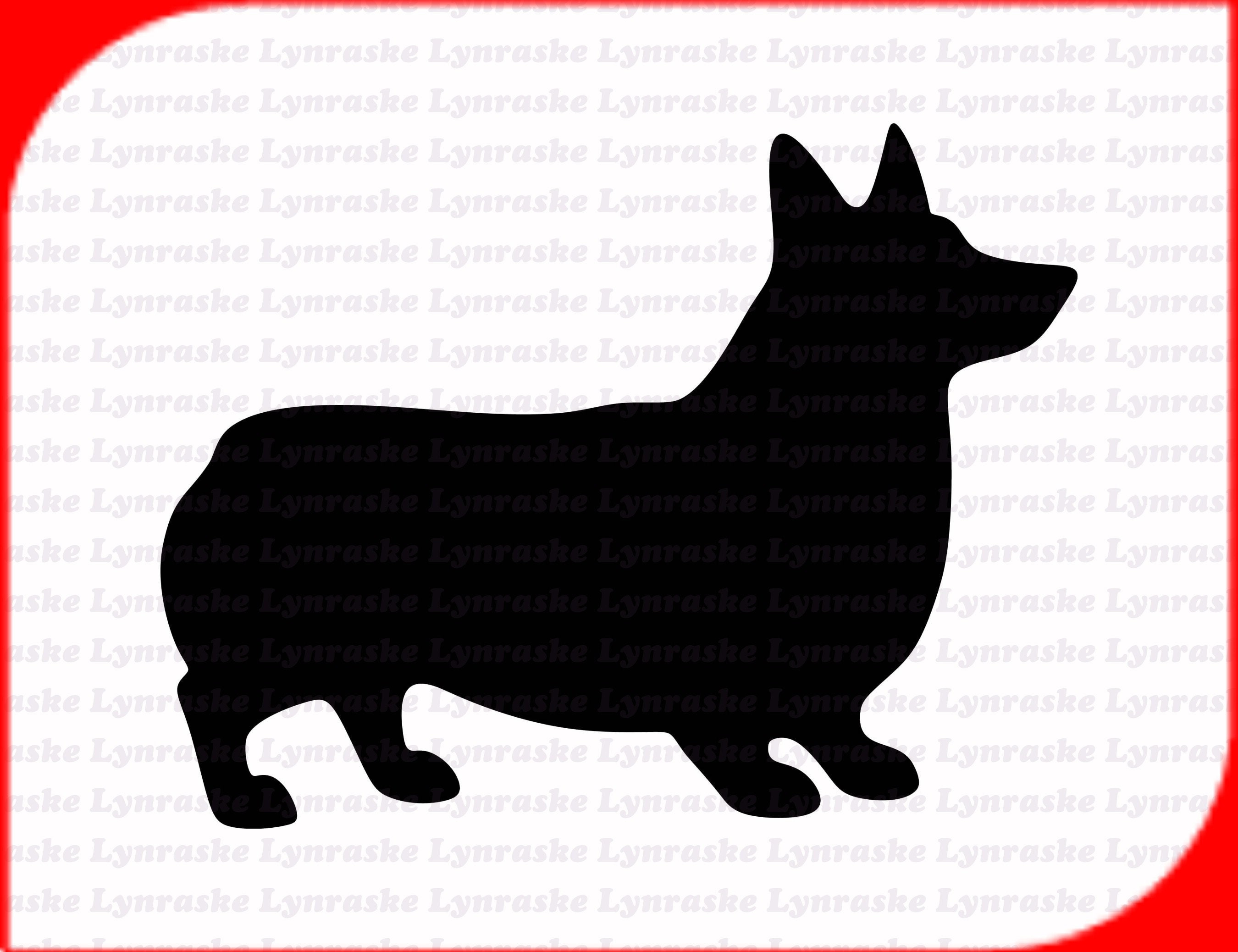 Corgi Silhouette SVG Svg Dxf Cricut Silhouette Cut File - Etsy Australia