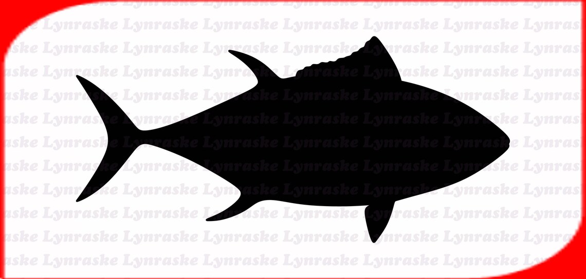 Tuna Silhouette SVG, Svg, Dxf, Cricut, Silhouette Cut File, Instant ...