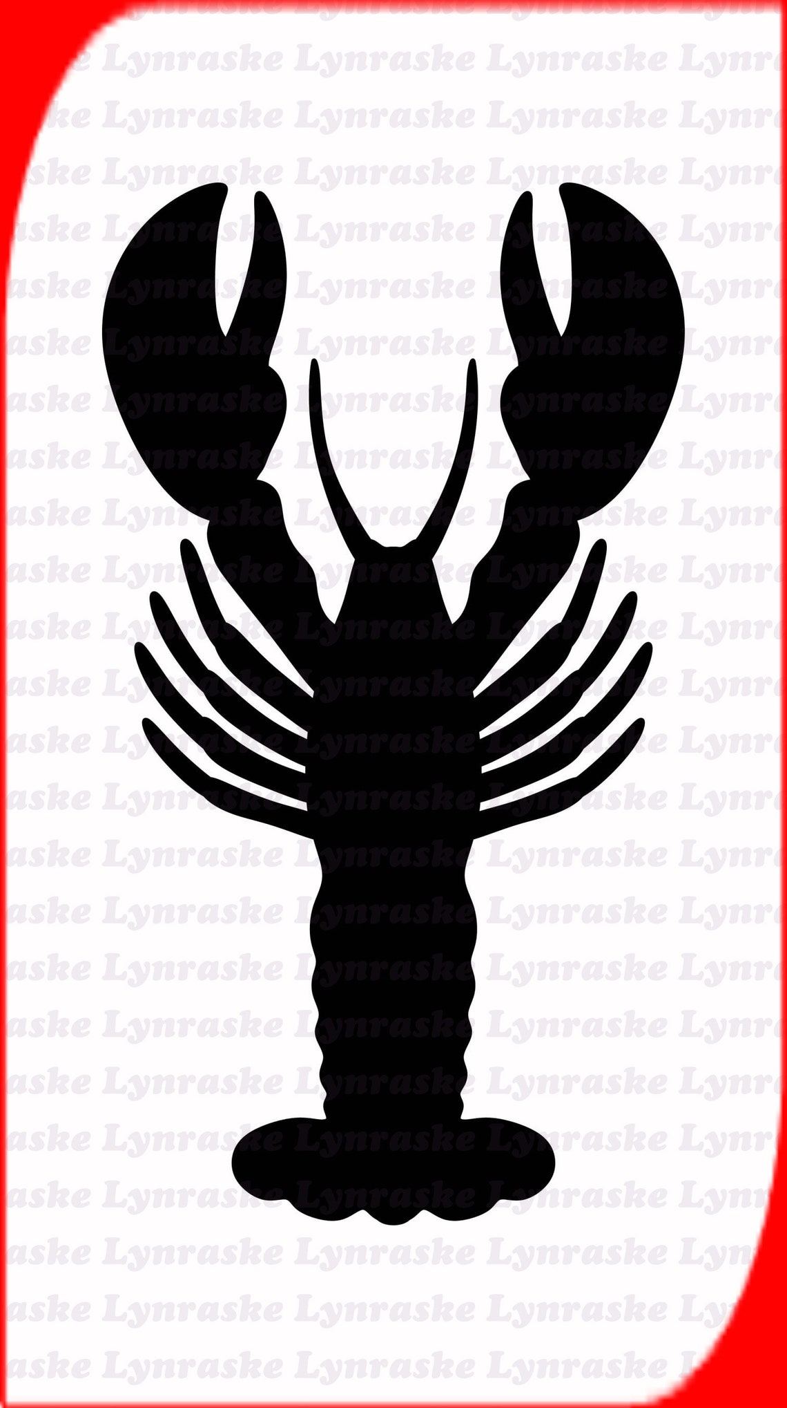 Lobster Silhouette SVG, Svg, Dxf, Cricut, Silhouette Cut File, Instant ...