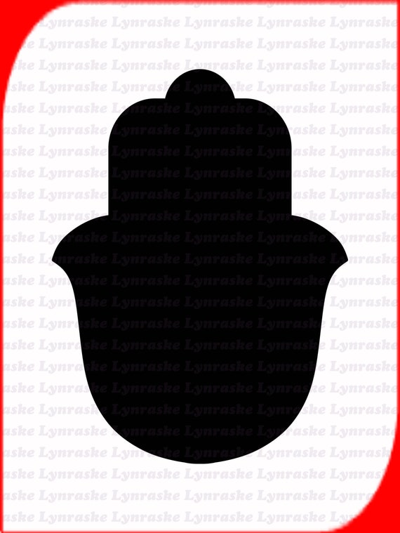 Hamsa Silhouette SVG Svg Dxf Cricut Silhouette Cut File - Etsy Australia