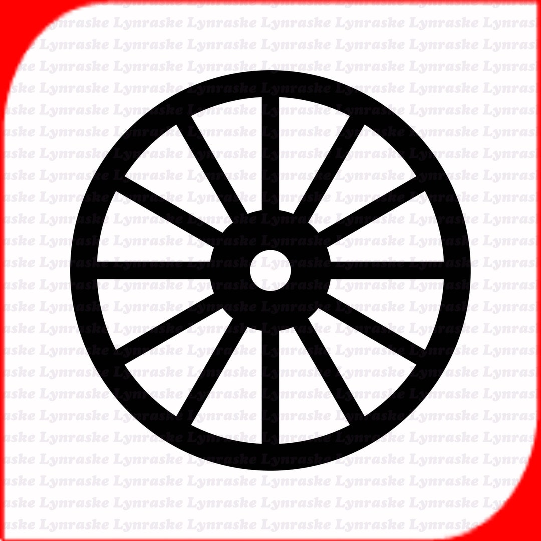 Wheel Silhouette SVG, Svg, Dxf, Cricut, Silhouette Cut File, Instant ...