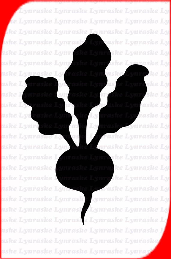 Beet Silhouette SVG Svg Dxf Cricut Silhouette Cut File | Etsy