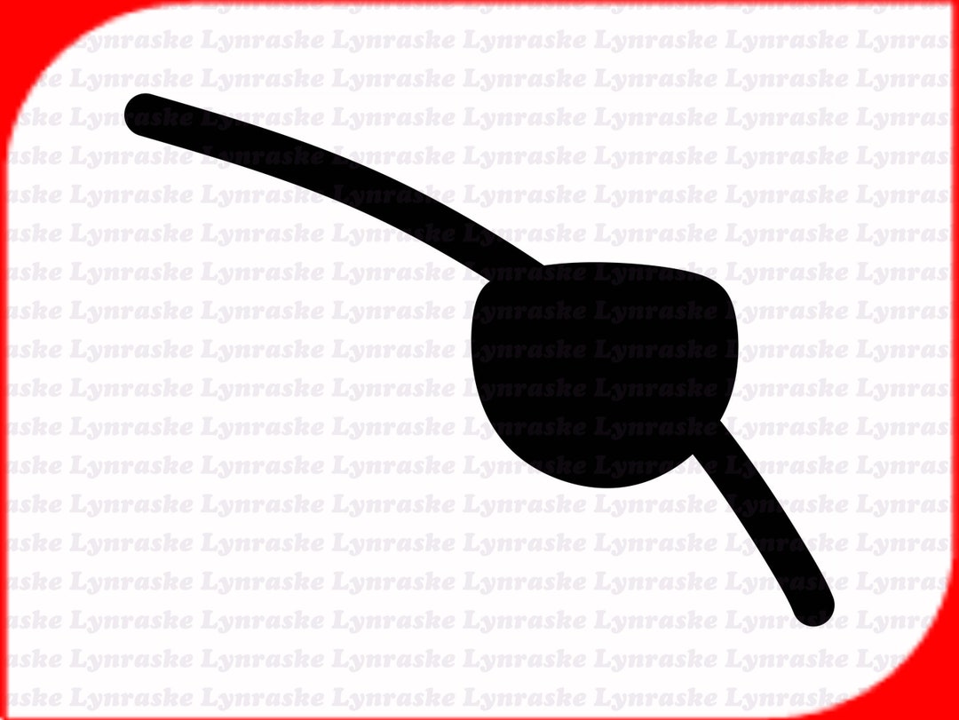 Eye Patch Silhouette SVG, Svg, Dxf, Cricut, Silhouette Cut File ...