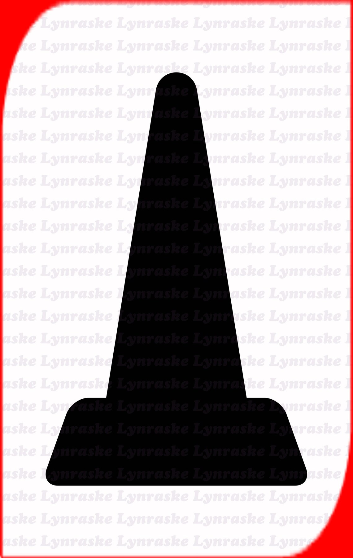 Traffic Cone Silhouette SVG Svg Dxf Cricut Silhouette Cut | Etsy