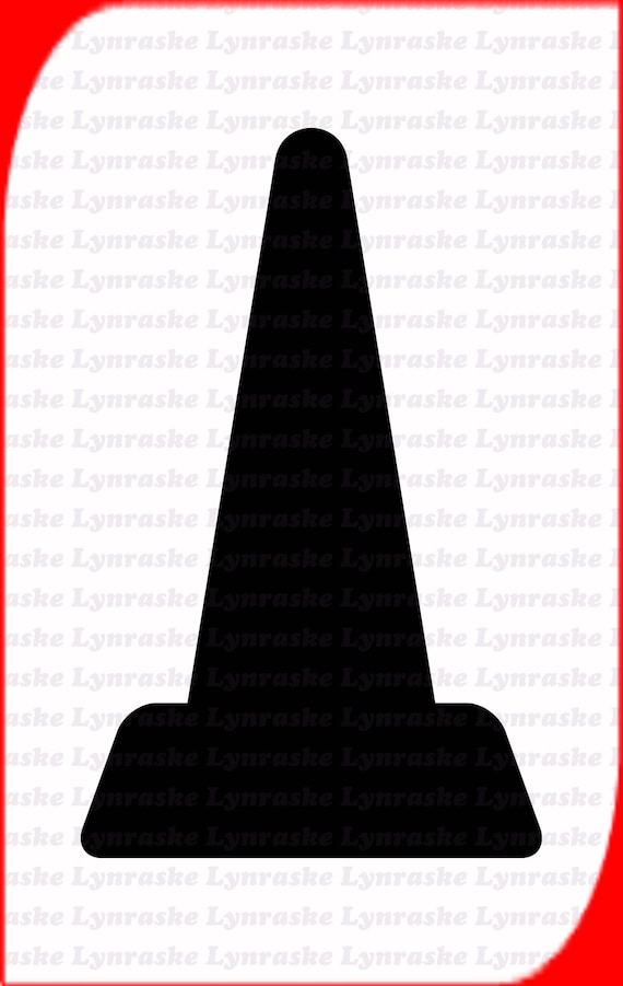 Traffic Cone Silhouette SVG Svg Dxf Cricut Silhouette Cut | Etsy