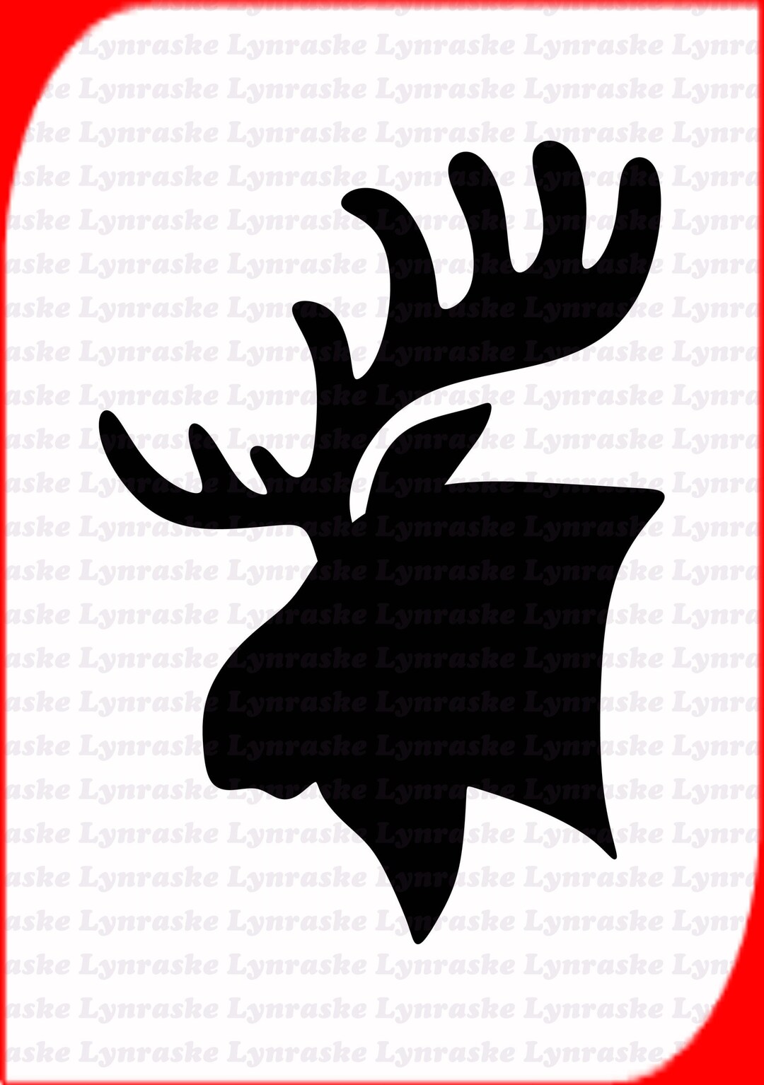 Moose Head Silhouette SVG, Svg, Dxf, Cricut, Silhouette Cut File ...