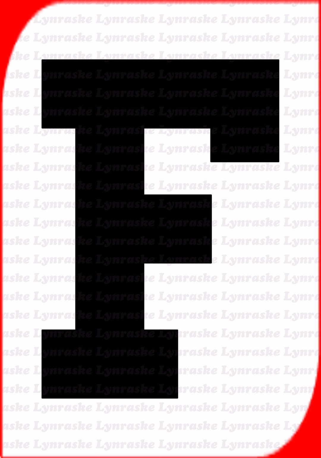 Letter F Silhouette SVG, Svg, Dxf, Cricut, Silhouette Cut File, Instant ...