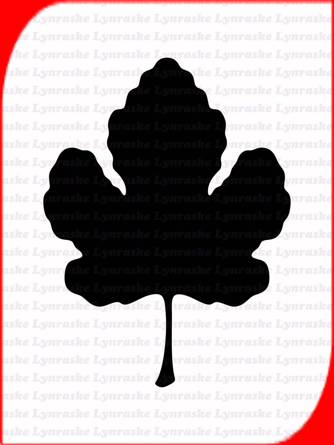 Fig Leaf Silhouette SVG, Svg, Dxf, Cricut, Silhouette Cut File, Instant ...