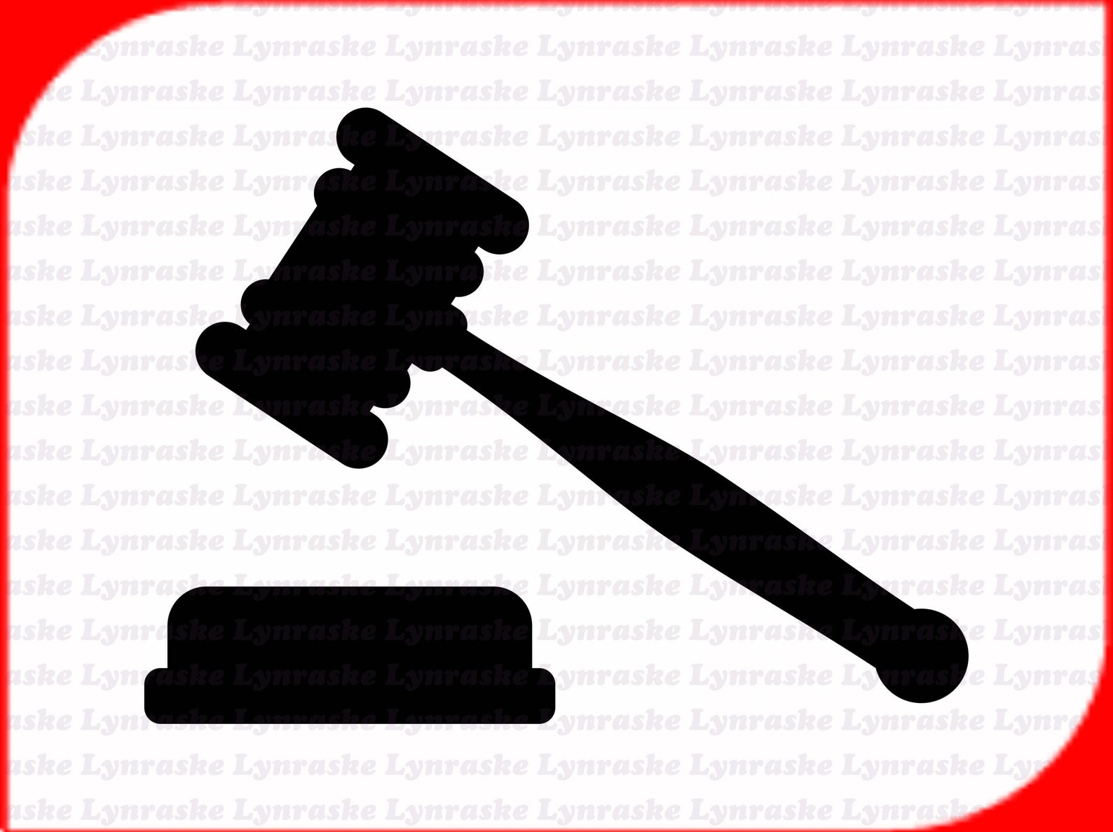 Gavel Silhouette SVG, Svg, Dxf, Cricut, Silhouette Cut File, Instant ...