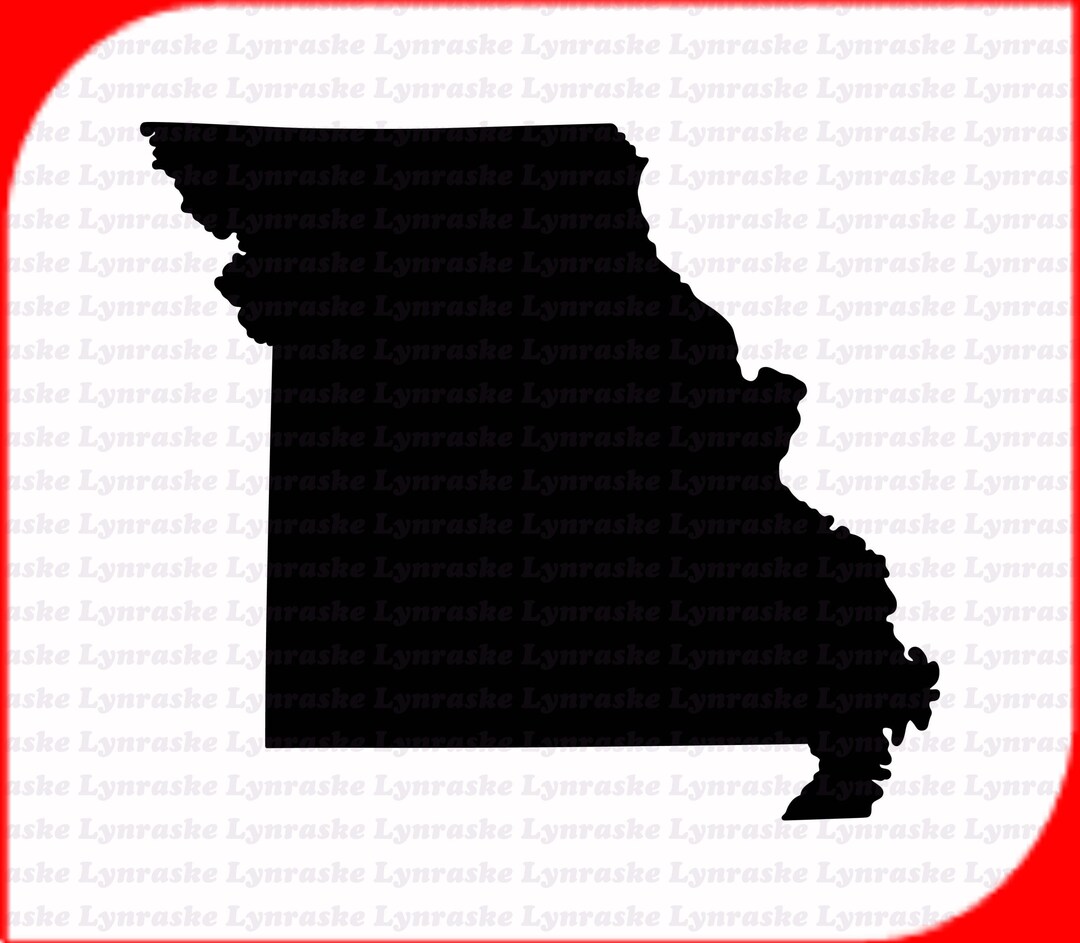 Missouri Silhouette SVG, Svg, Dxf, Cricut, Silhouette Cut File, Instant ...