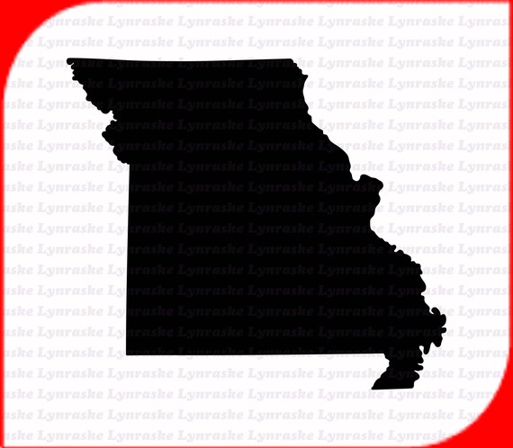 Missouri Silhouette SVG Svg Dxf Cricut Silhouette Cut | Etsy