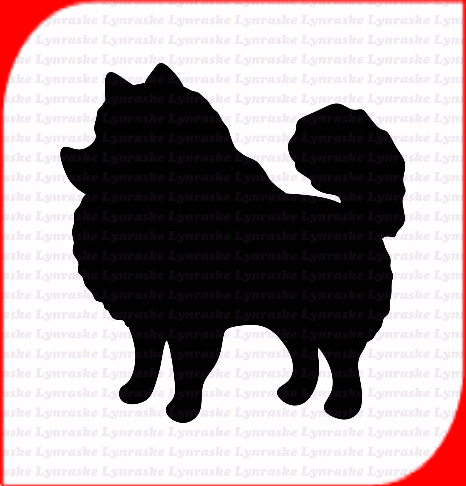 Pomeranian Silhouette SVG, Svg, Dxf, Cricut, Silhouette Cut File ...