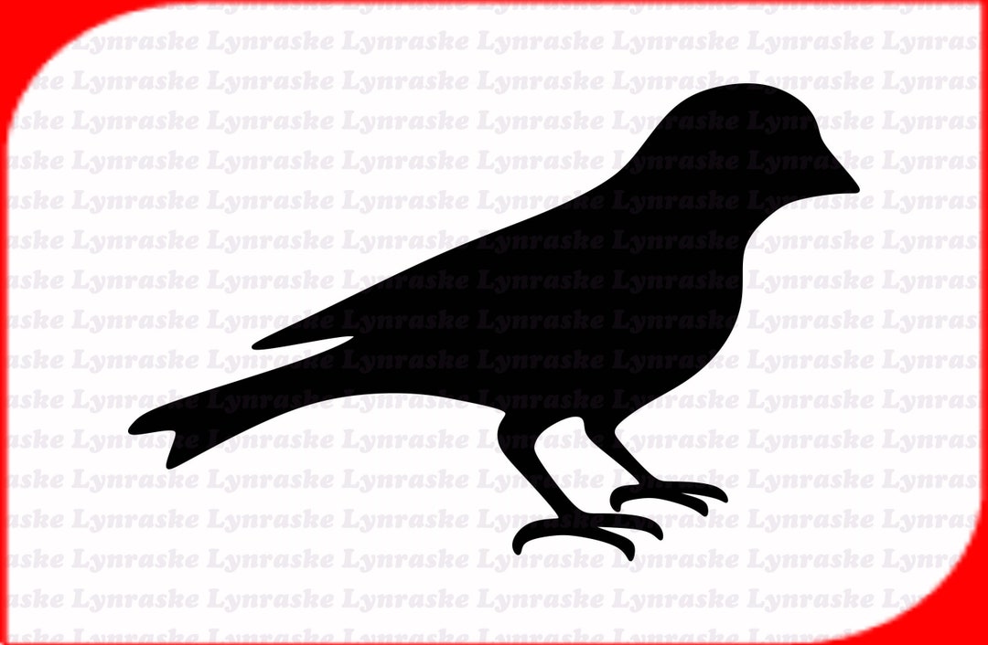 Goldfinch Silhouette SVG, Svg, Dxf, Cricut, Silhouette Cut File ...