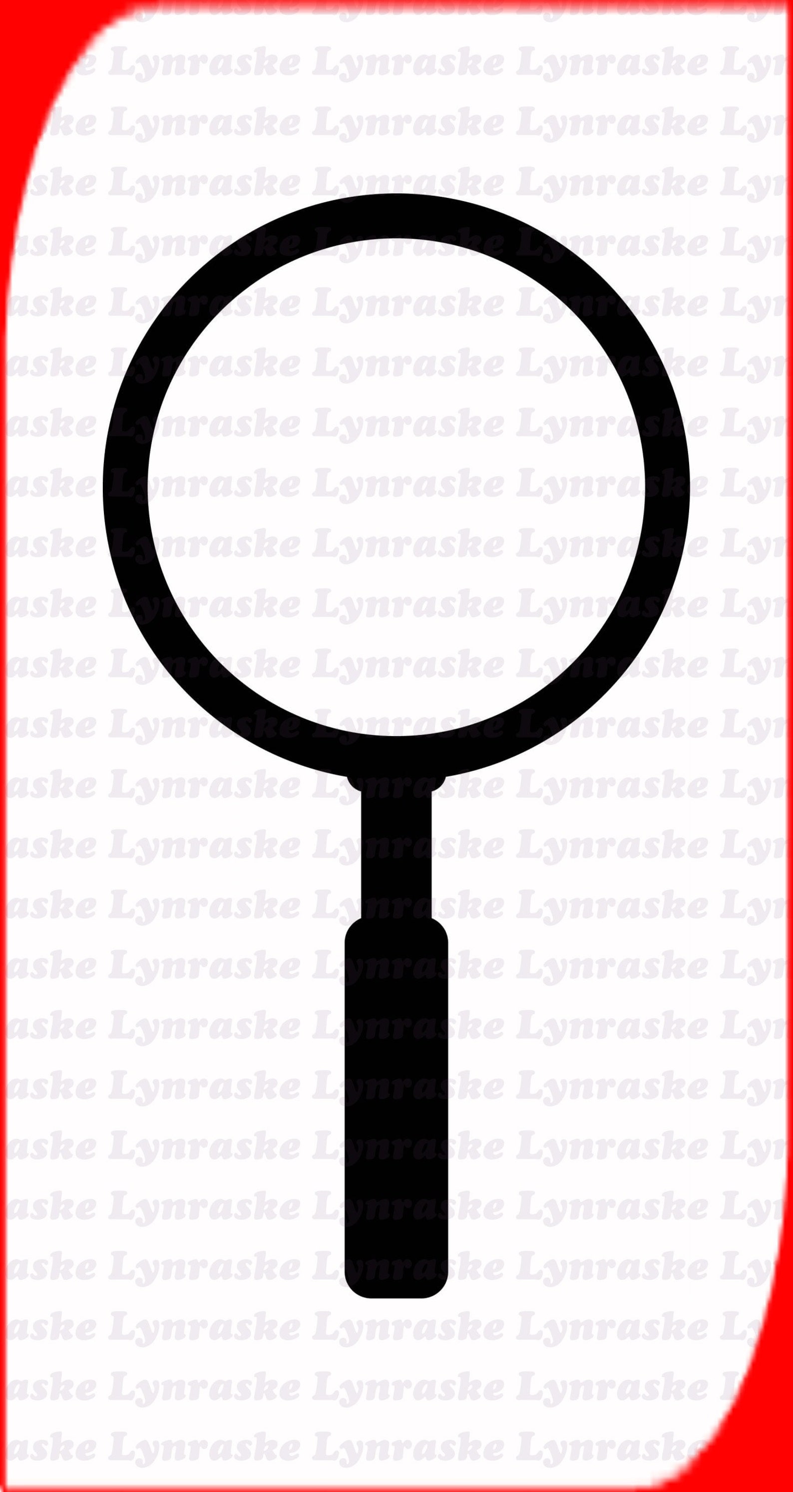 Lupa Silueta SVG, svg, dxf, Cricut, Silhouette Cut File, Instant ...