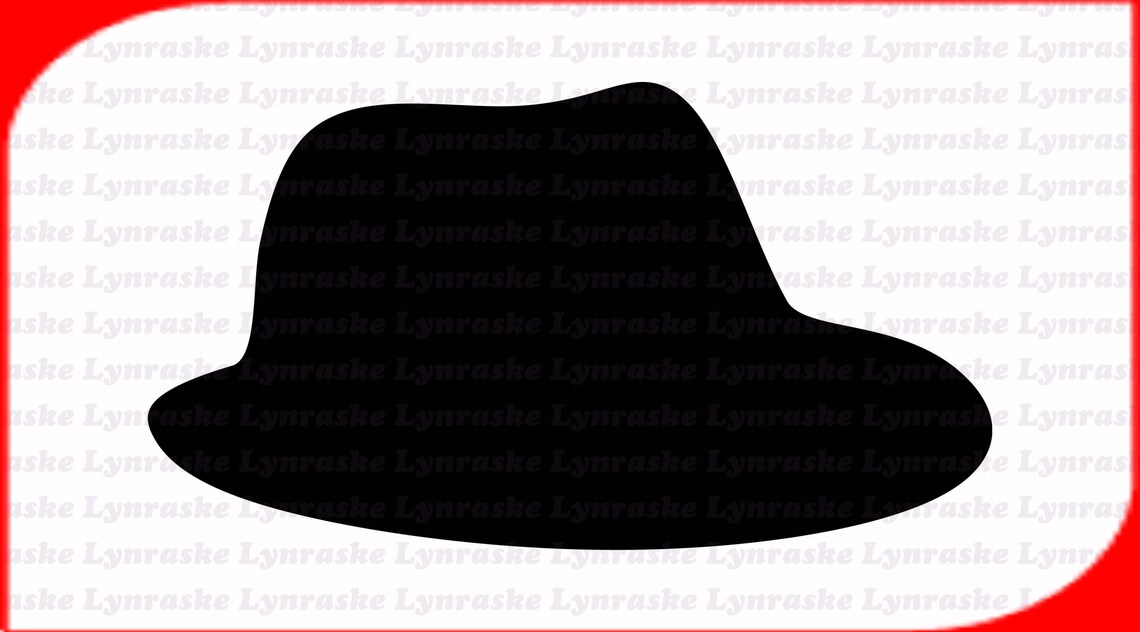 Fedora Silhouette SVG Svg Dxf Cricut Silhouette Cut File - Etsy