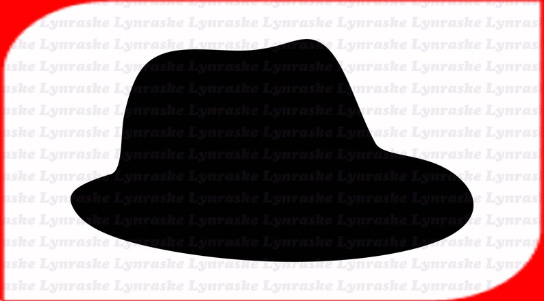 Fedora Silhouette SVG Svg Dxf Cricut Silhouette Cut File - Etsy