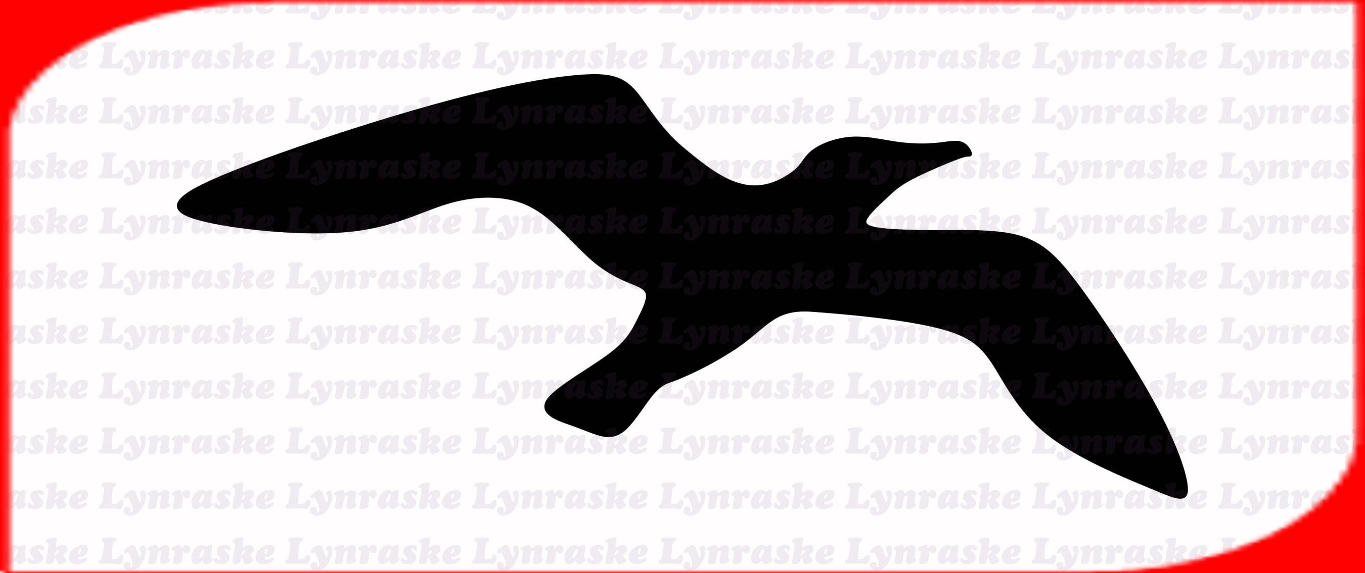 Seagull Silhouette SVG Svg Dxf Cricut Silhouette Cut File | Etsy