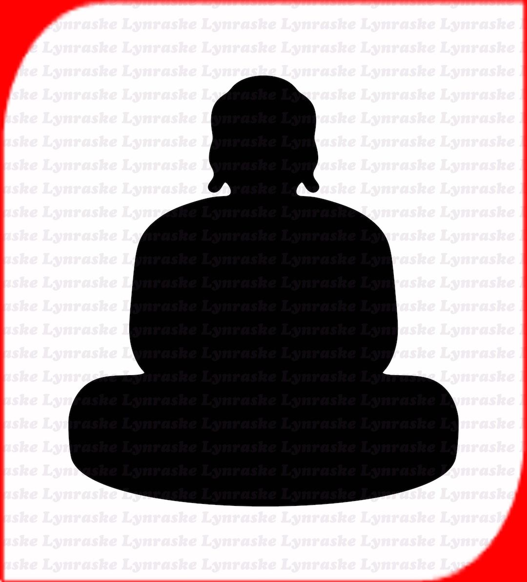 Buddha Silhouette SVG, Svg, Dxf, Cricut, Silhouette Cut File, Instant ...