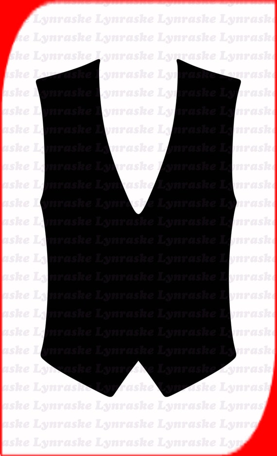 Vest Silhouette SVG Svg Dxf Cricut Silhouette Cut File - Etsy UK