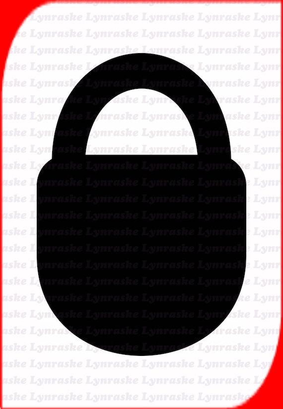 Candado Silueta SVG svg dxf Cricut Silhouette Cut File - Etsy México