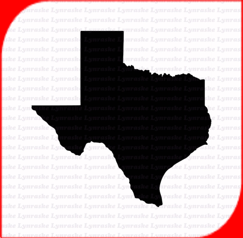 Texas Silhouette SVG Svg Dxf Cricut Silhouette Cut File - Etsy