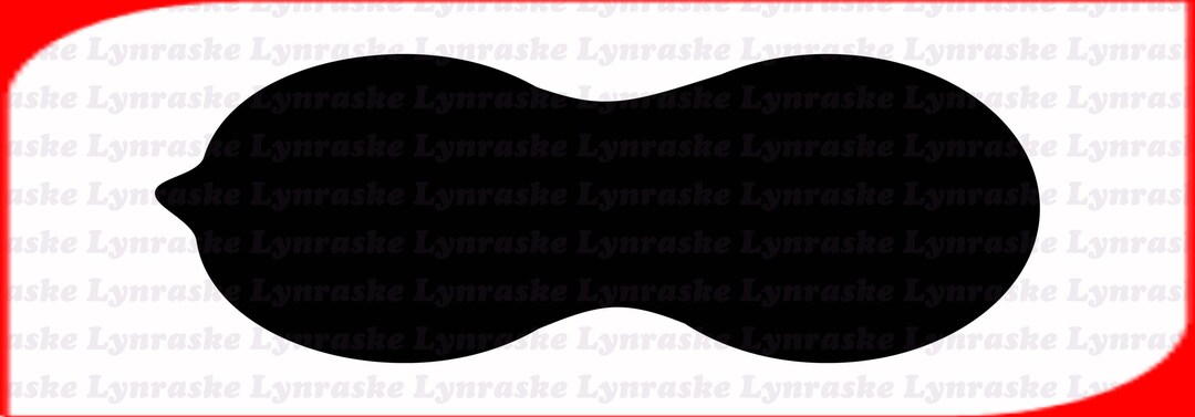 Peanut Silhouette SVG, Svg, Dxf, Cricut, Silhouette Cut File, Instant ...