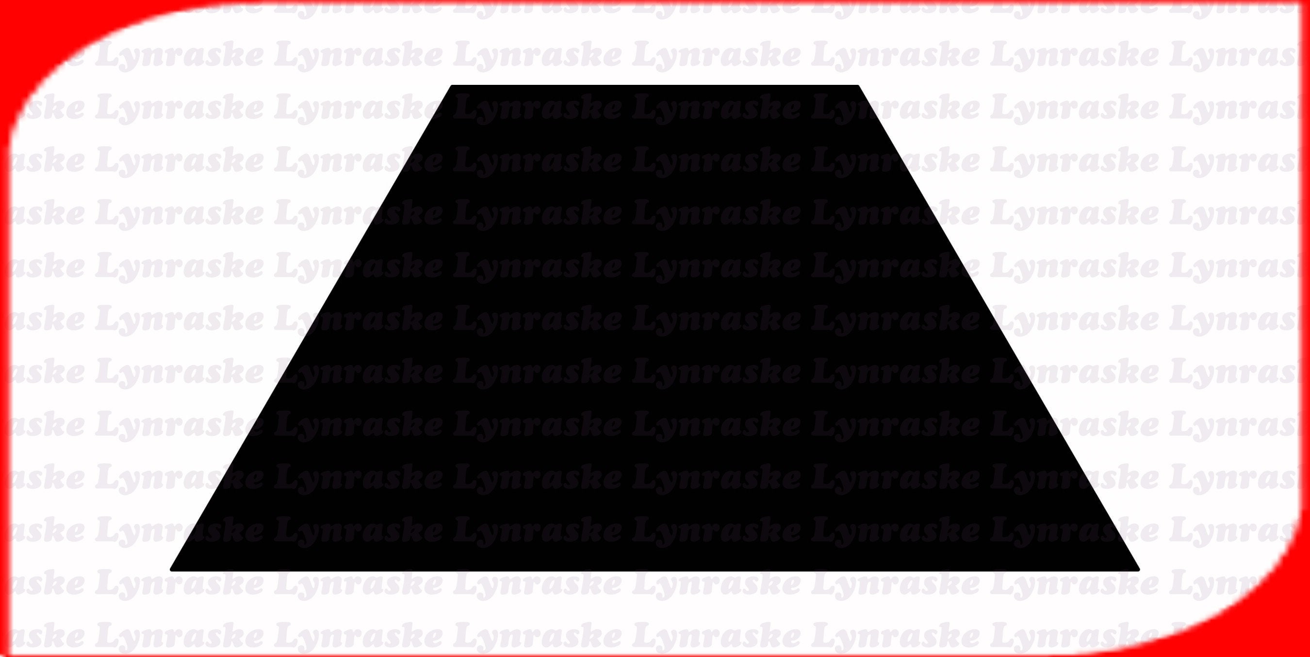 Trapezoid Silhouette SVG, Svg, Dxf, Cricut, Silhouette Cut File ...