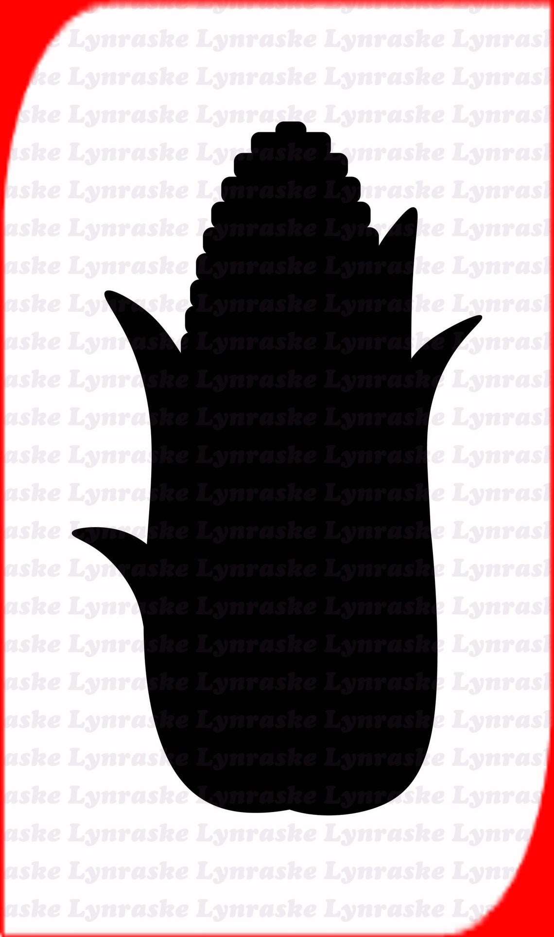 Corn Silhouette SVG, Svg, Dxf, Cricut, Silhouette Cut File, Instant ...