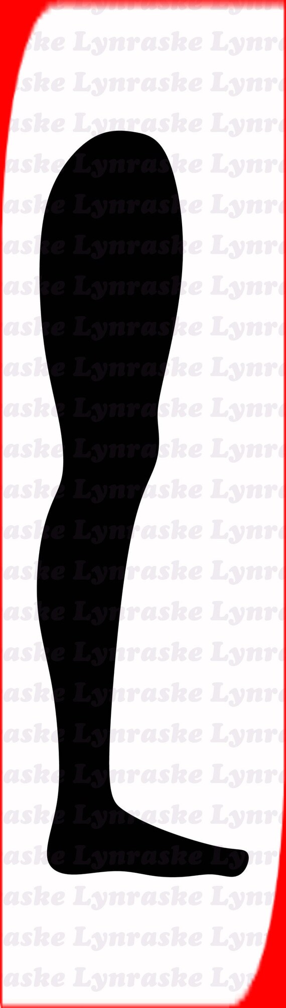 Leg Silhouette SVG Svg Dxf Cricut Silhouette Cut File - Etsy Finland