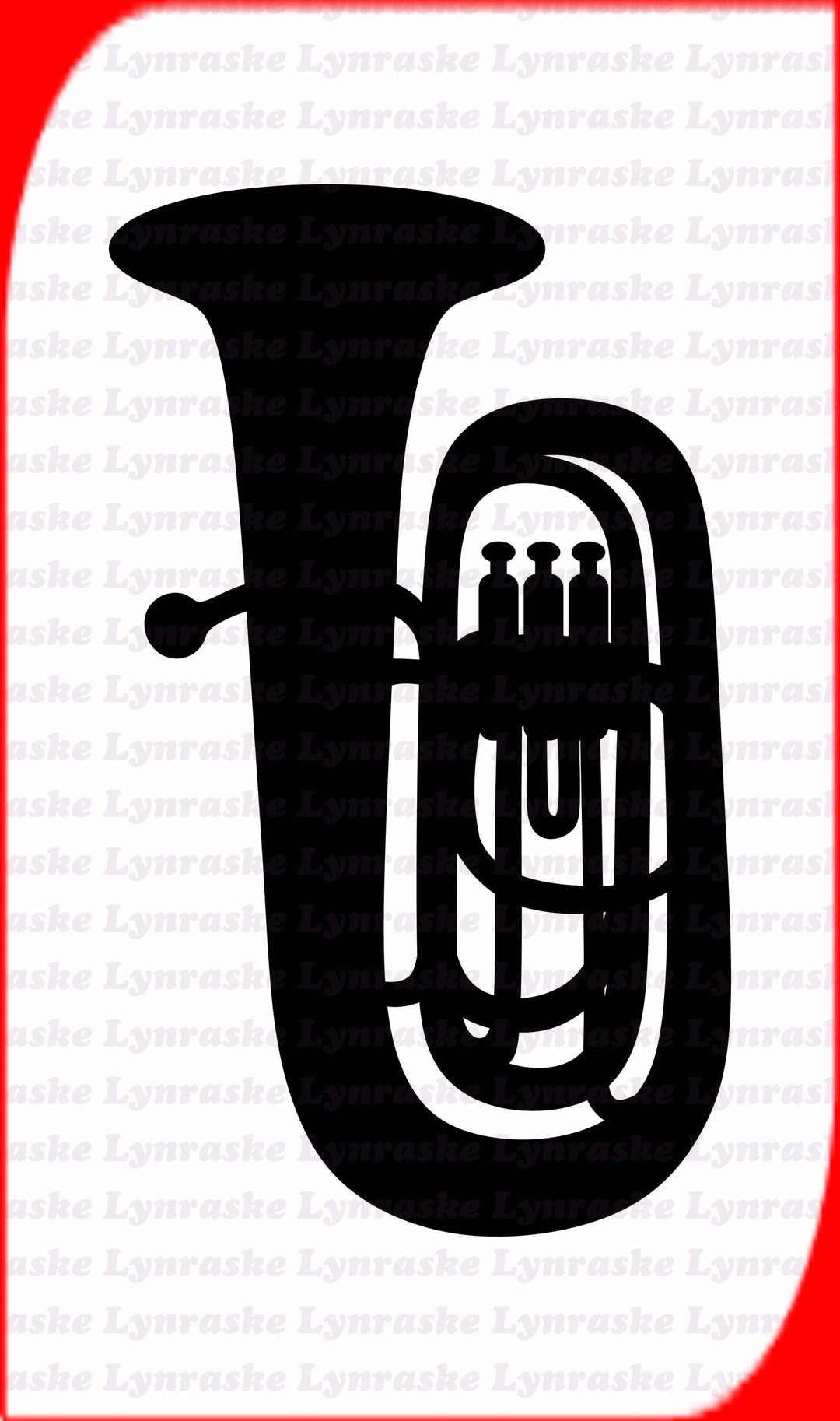 Tuba Silhouette SVG, Svg, Dxf, Cricut, Silhouette Cut File, Instant ...