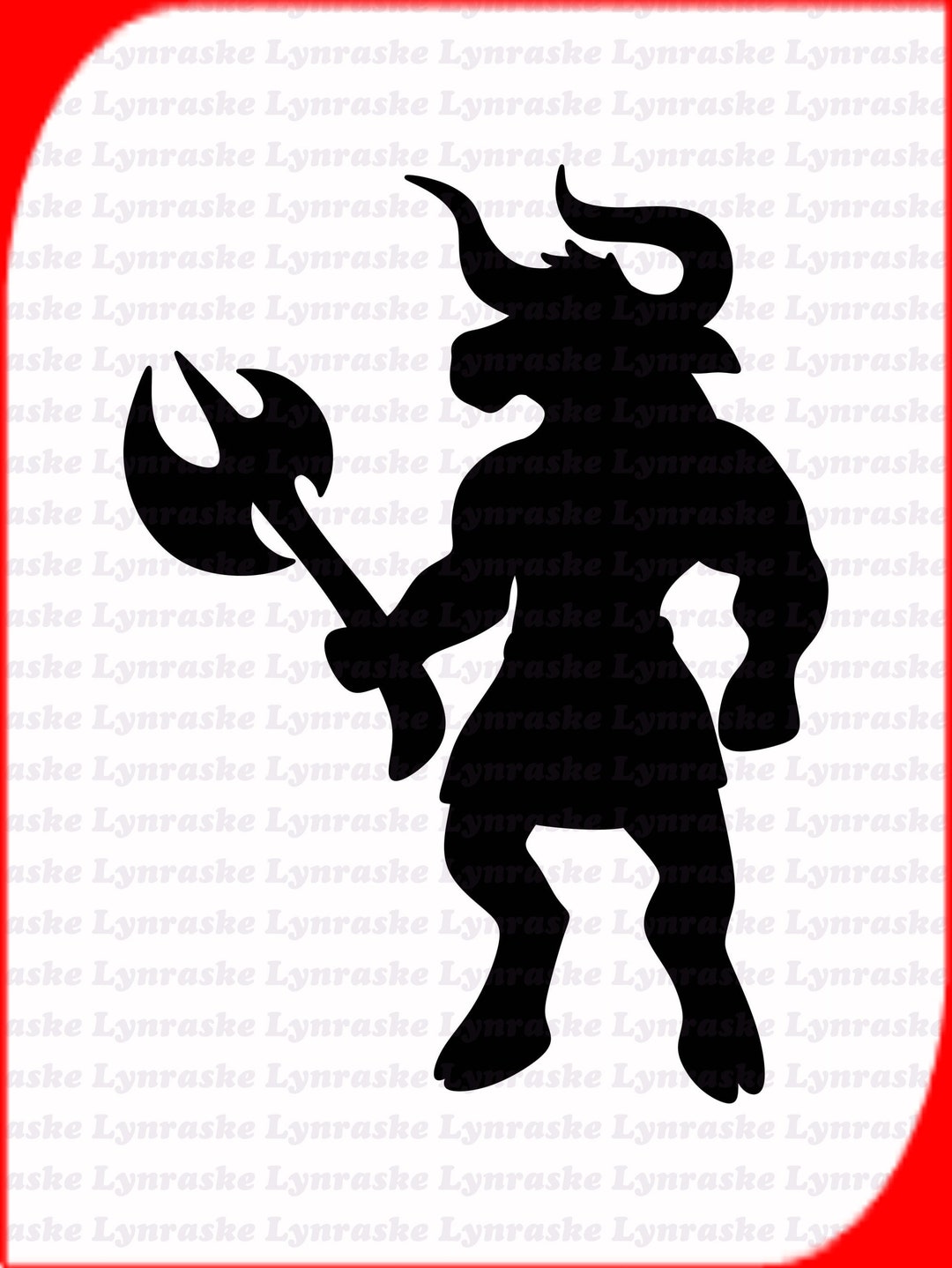 Minotaur Silhouette SVG, Svg, Dxf, Cricut, Silhouette Cut File, Instant ...