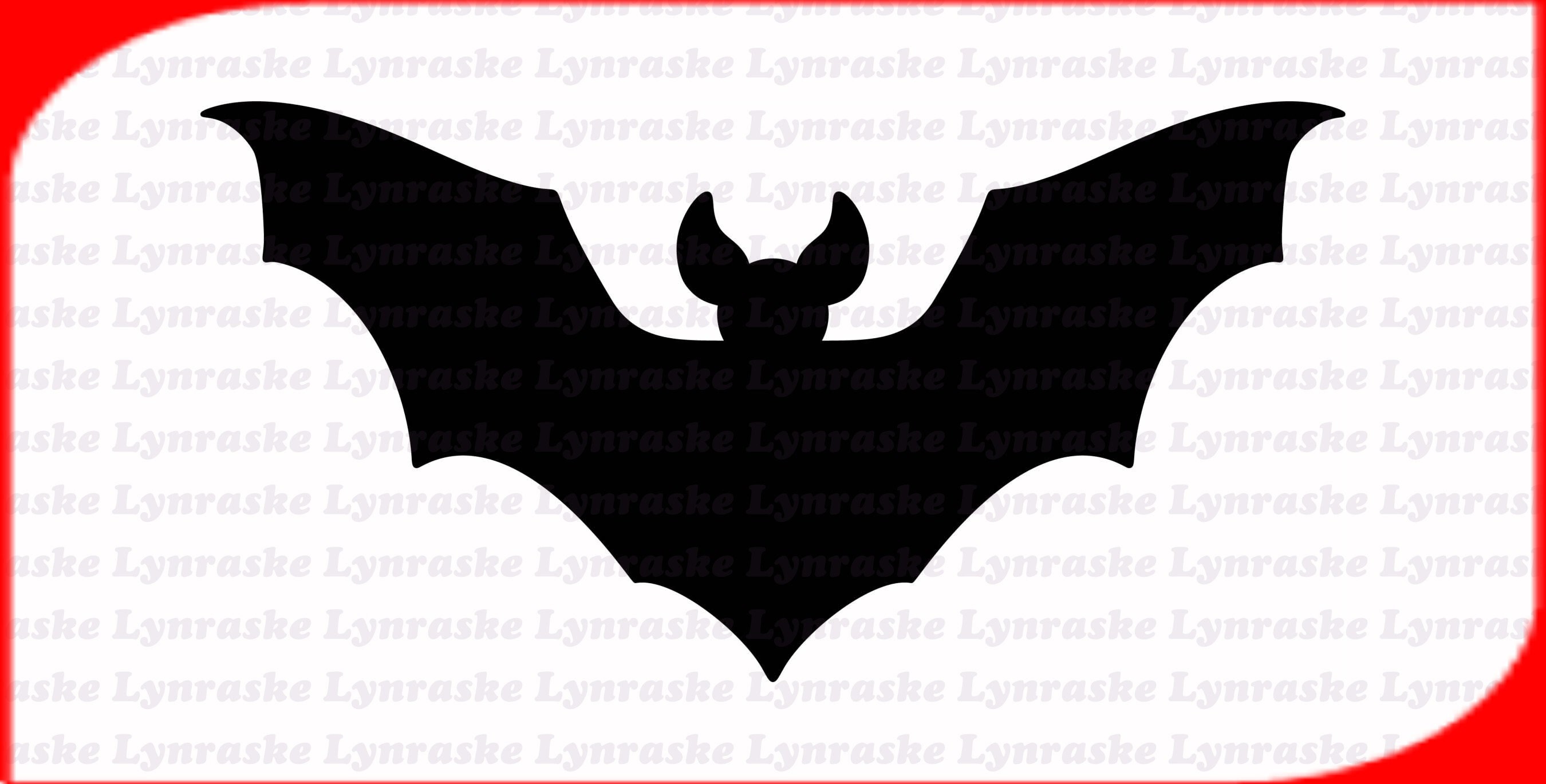 Bat Silhouette SVG, Svg, Dxf, Cricut, Silhouette Cut File, Instant ...