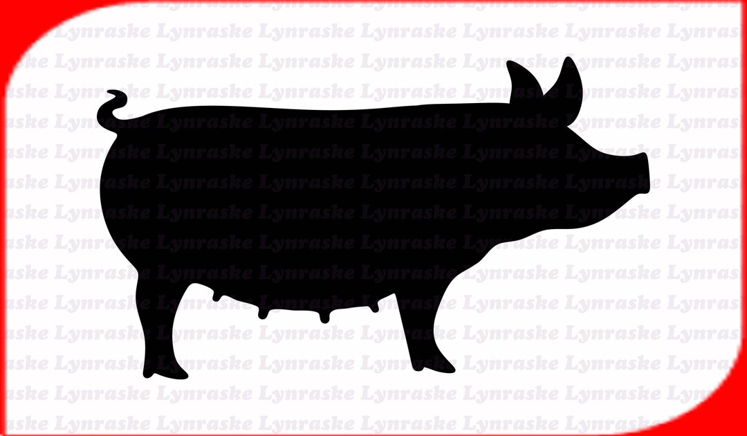 Sow Silhouette SVG, Svg, Dxf, Cricut, Silhouette Cut File, Instant ...