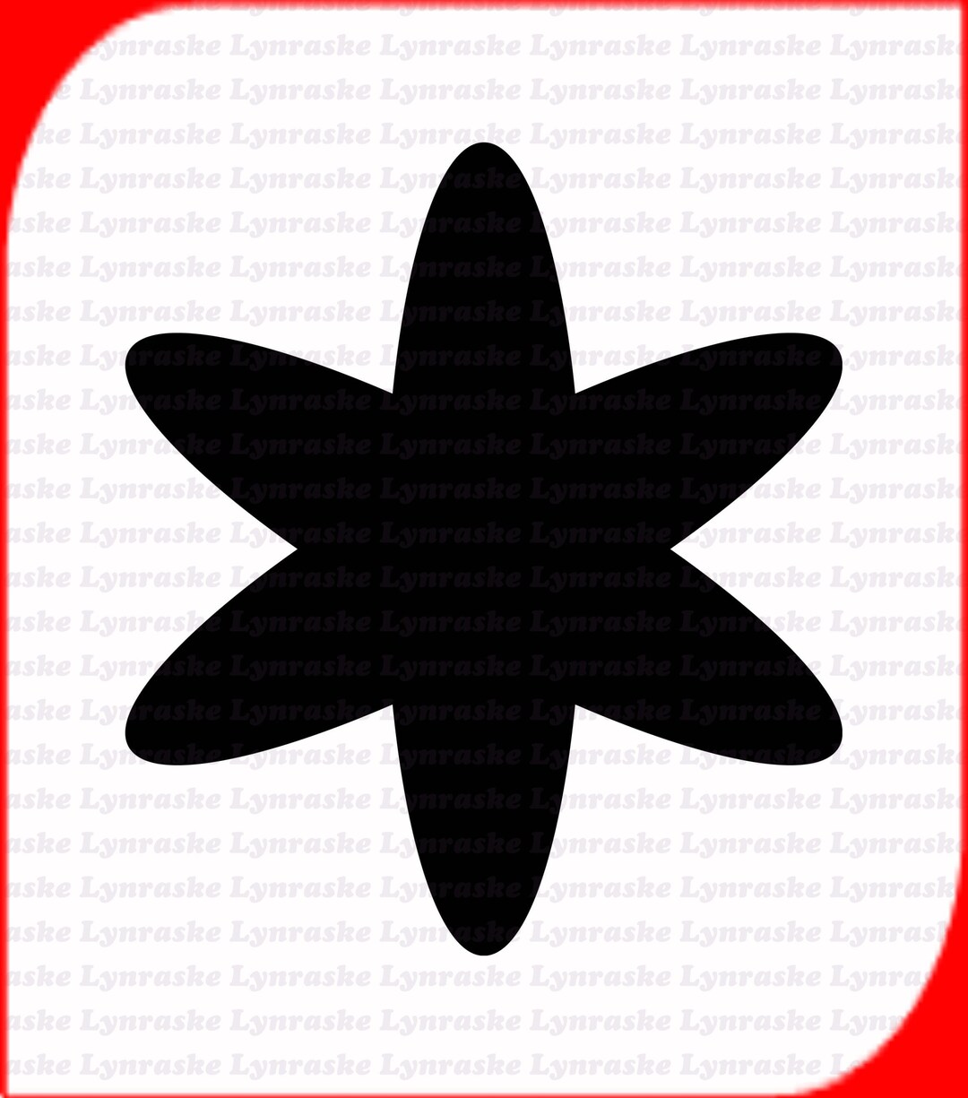 Asterisk Silhouette SVG, Svg, Dxf, Cricut, Silhouette Cut File, Instant ...