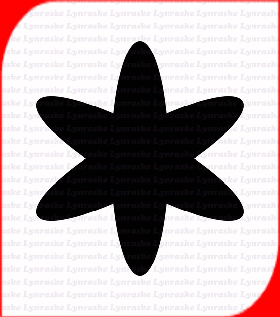 Asterisk Silhouette SVG Svg Dxf Cricut Silhouette Cut | Etsy