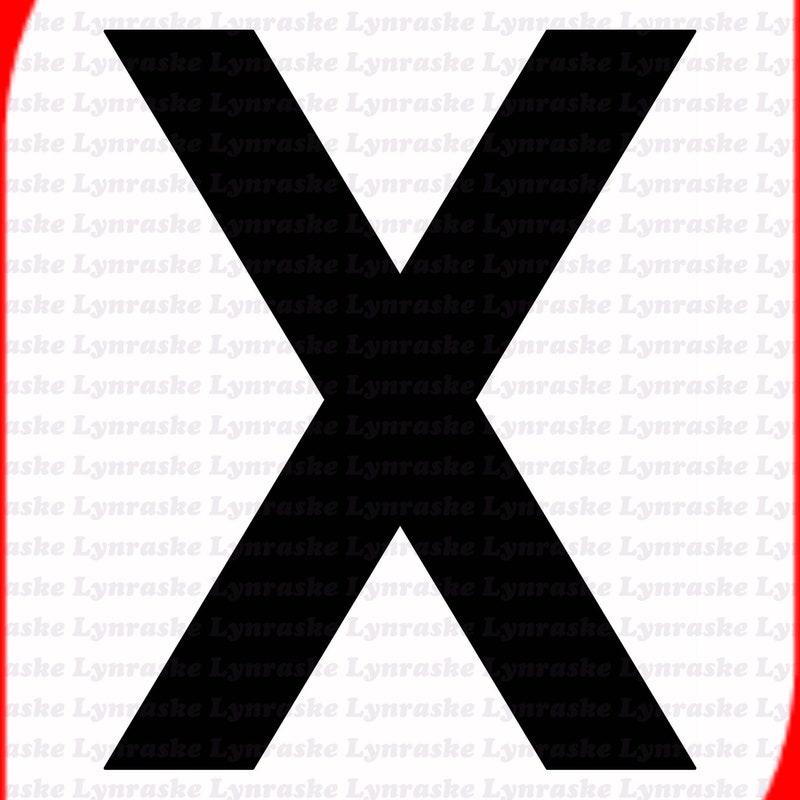 Letter X - Etsy