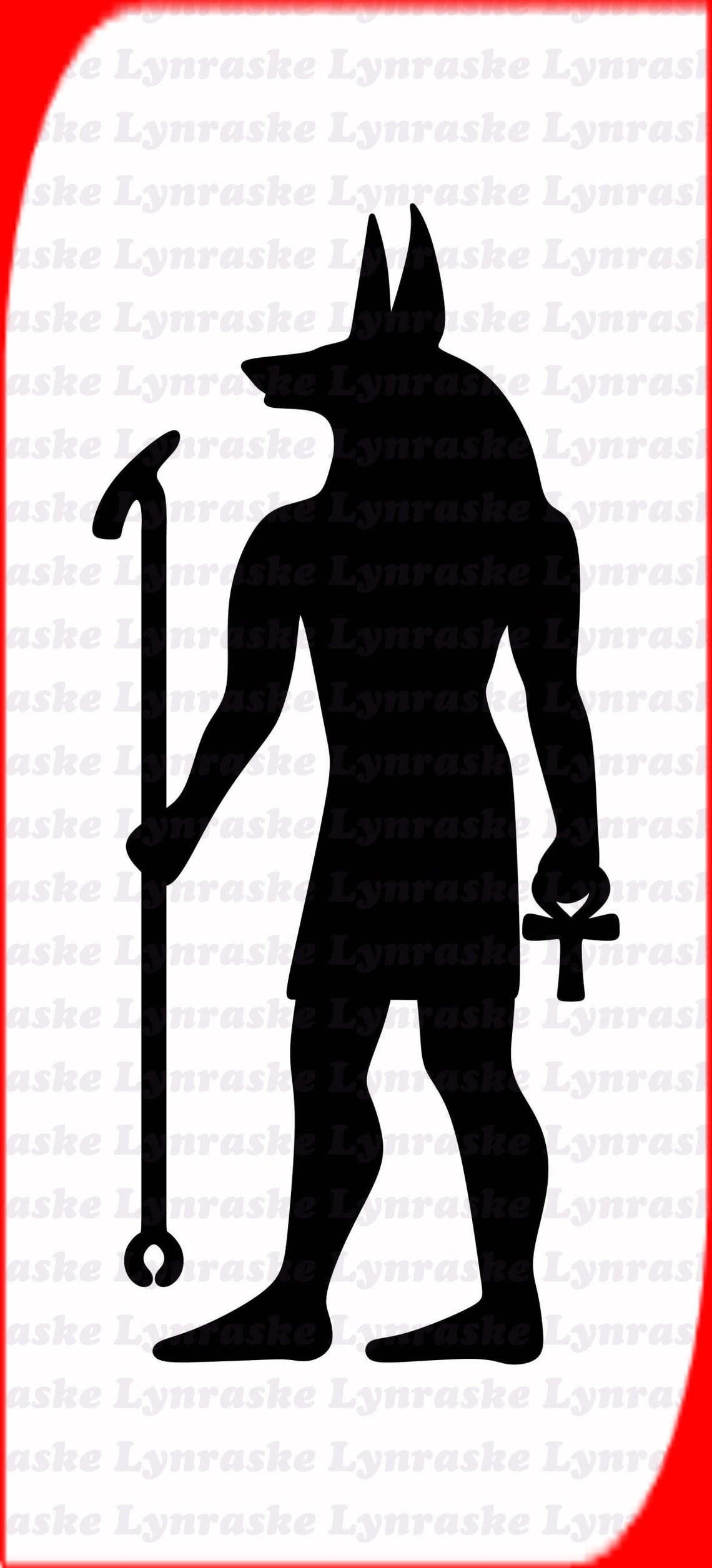 Anubis Silhouette SVG Svg Dxf Cricut Silhouette Cut File - Etsy